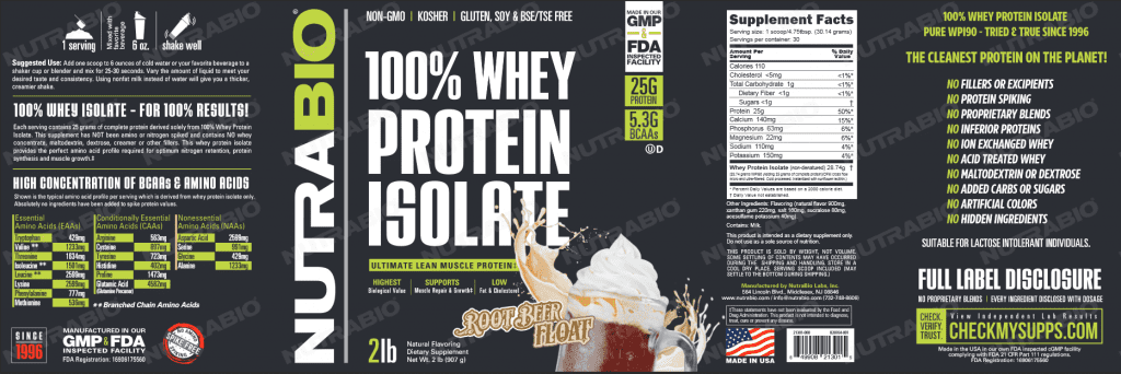 NutraBio Root Beer Float: A Delicious Treat-Like Protein Shake