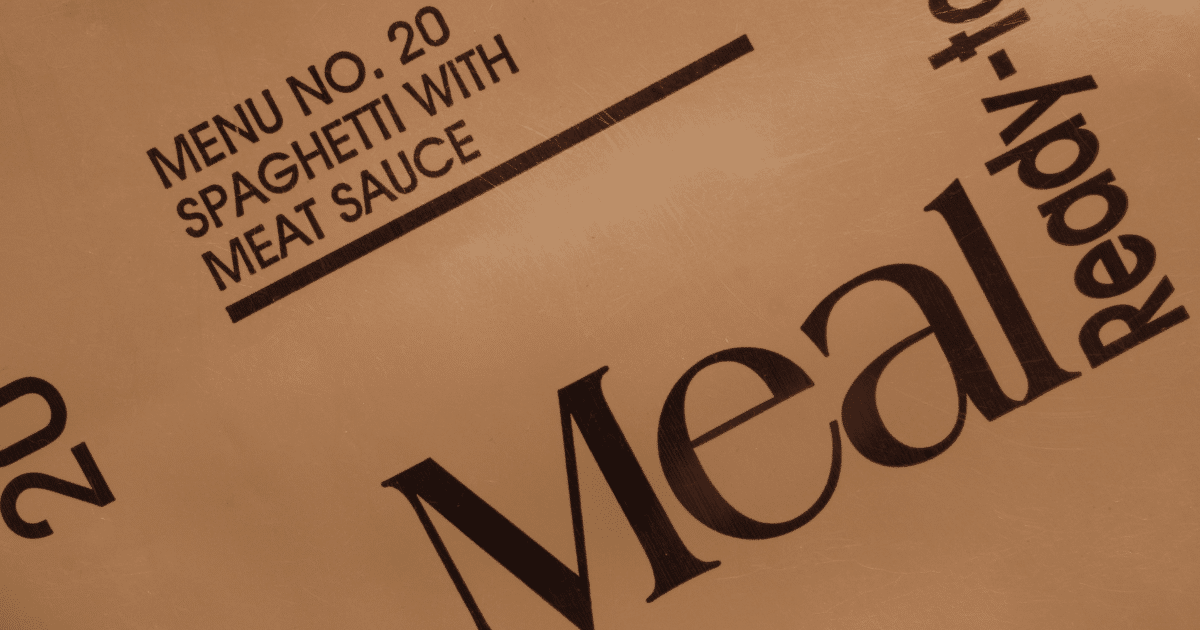 Meals Ready-to-Eat (MREs): The Benefits and Use of the MRE